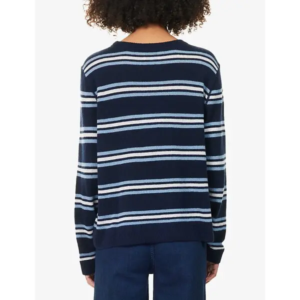 REFORMATION Striped Cashmere Jumper