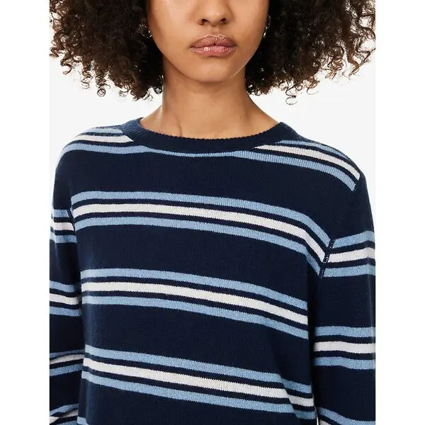 REFORMATION Striped Cashmere Jumper