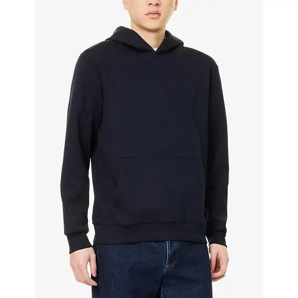ARNE Interlock Essential Relaxed-fit Stretch-woven Hoodie
