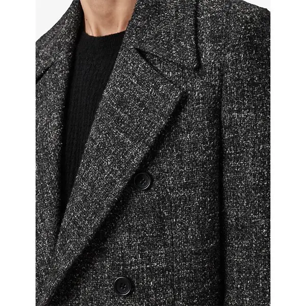 ALLSAINTS Lincoln Double-breasted Wool-blend Coat