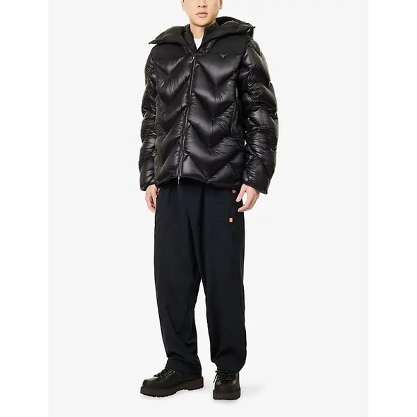 Black Crows Big Plumis Hooded Shell-down Jacket