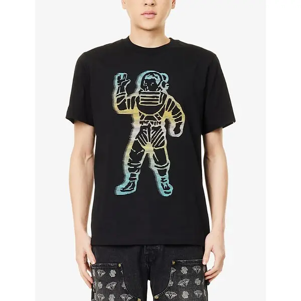 BILLIONAIRE BOYS CLUB Speed Standing Astro Crewneck Cotton-jersey T-shirt - Black