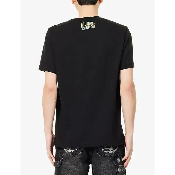 BILLIONAIRE BOYS CLUB Speed Standing Astro Crewneck Cotton-jersey T-shirt - Black