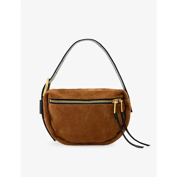 ALLSAINTS Noemie Suede Mini Shoulder Bag