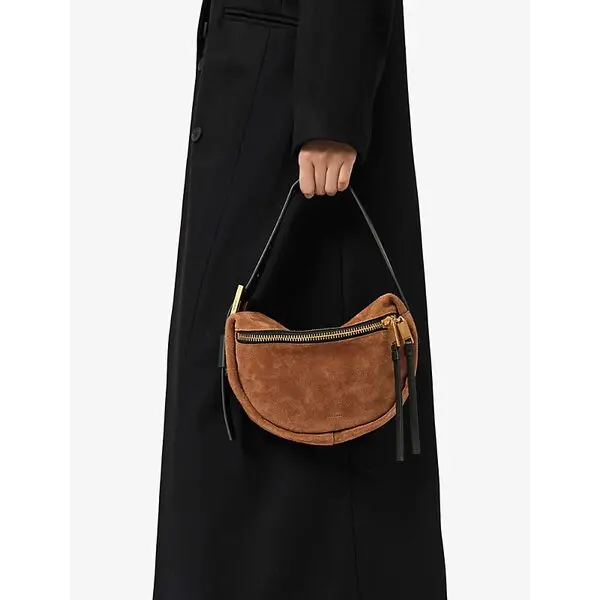 ALLSAINTS Noemie Suede Mini Shoulder Bag