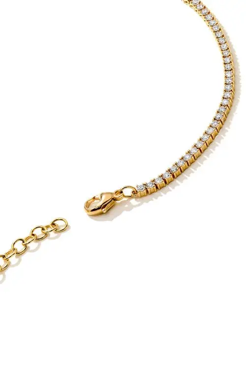 MARK HENRY Single Thread Diamond Tennis Necklace