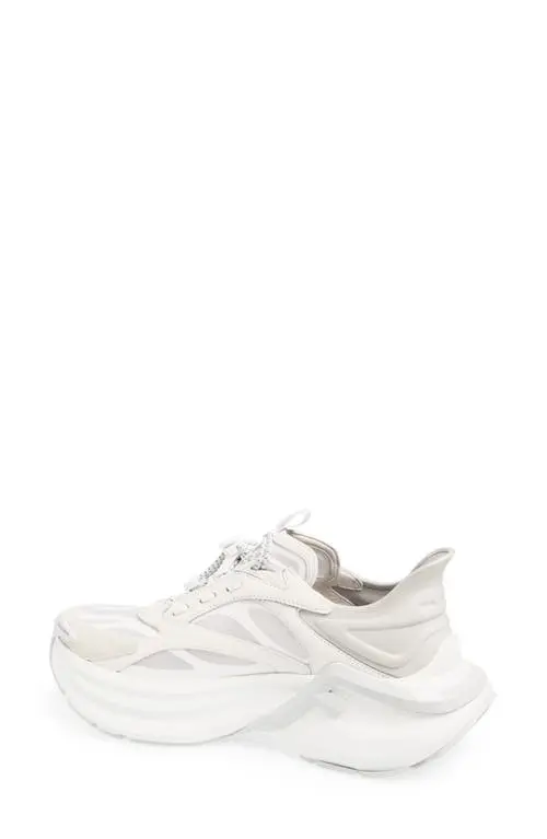 Fendi F-light Mixed Media Sneaker - White