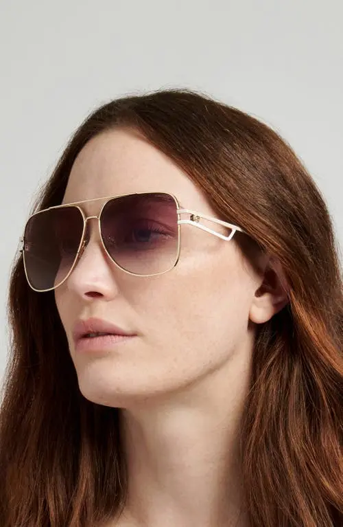 Carrera Eyewear Oversized Square Sunglasses - Gold Beige Havana/gdsp Bursf