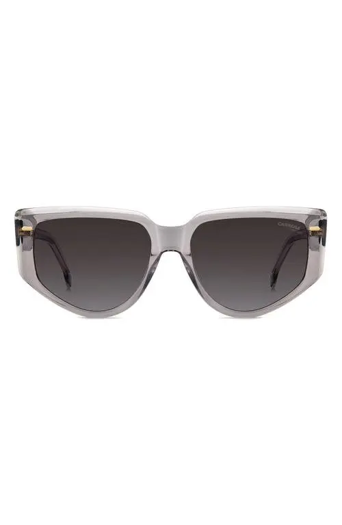 Carrera Eyewear 57mm Rectangular Sunglasses - Grey/dark Grey