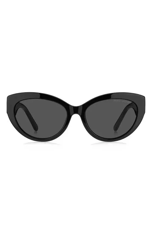 Marc Jacobs 54mm Cat-eye Sunglasses - Black/grey