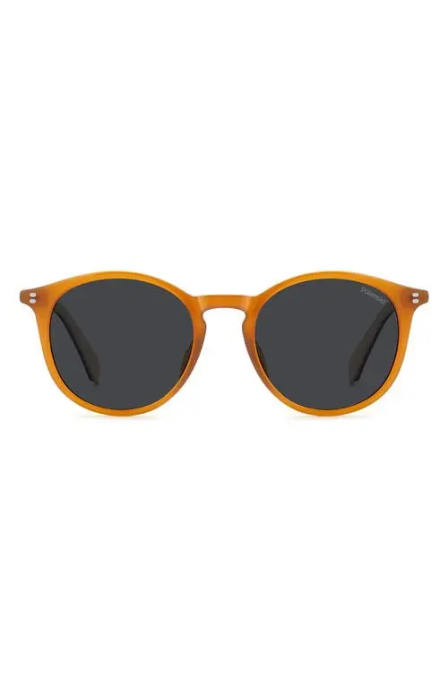 POLAROID 51mm Polarized Phantos Sunglasses - Orange/grey