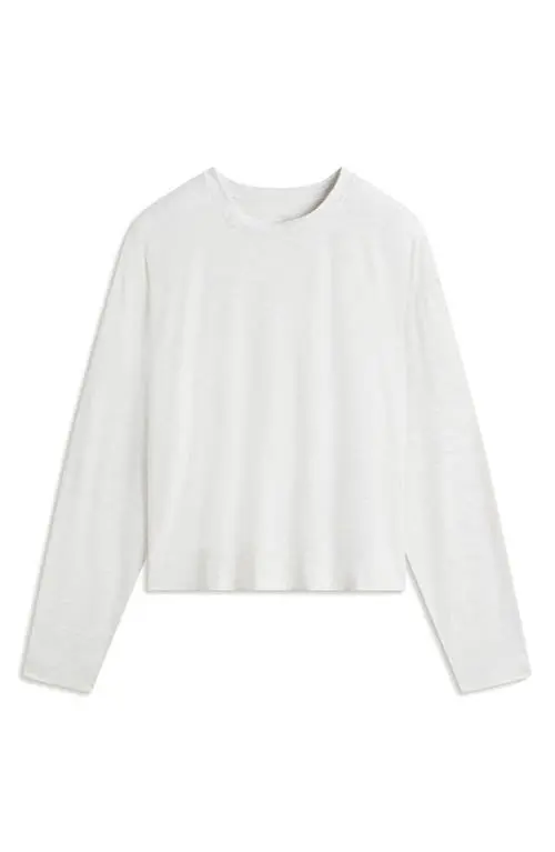 FREE FLY Shade Crossover Long-sleeve Top - Off White Heather