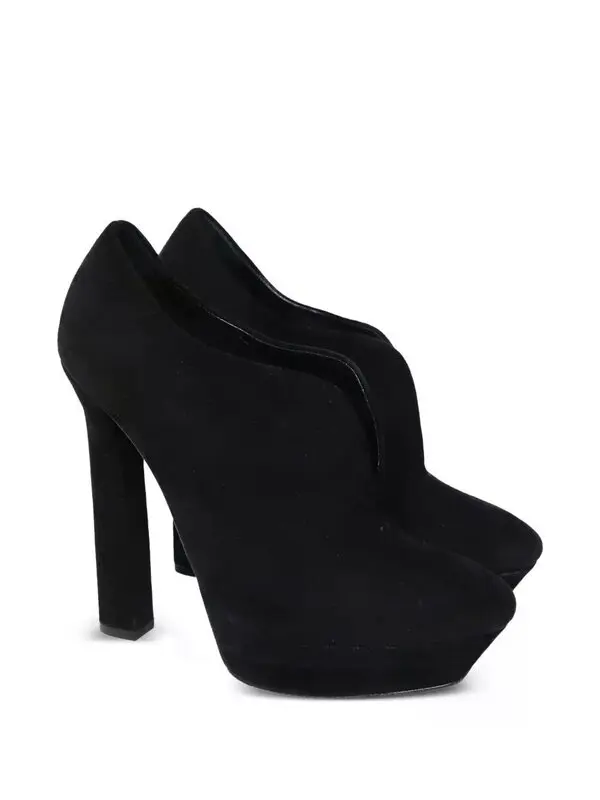 Bottega Veneta Suede Platform Pumps
