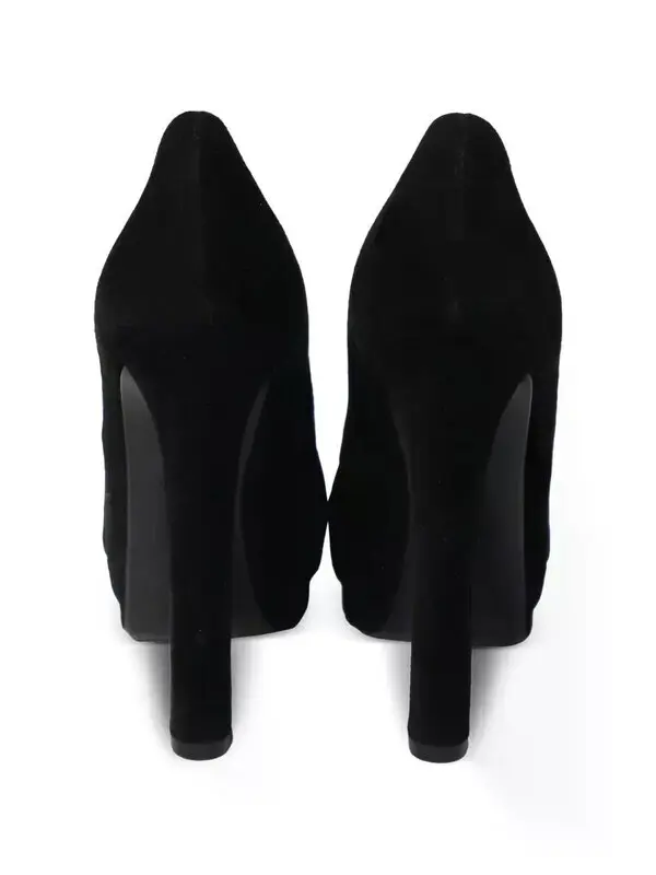 Bottega Veneta Suede Platform Pumps