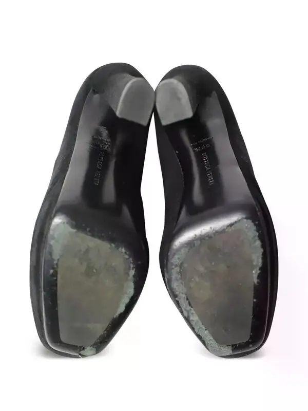 Bottega Veneta Suede Platform Pumps