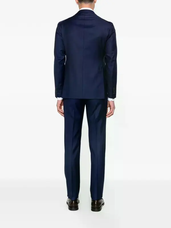 Tagliatore Flap-pocket Suit - Blue
