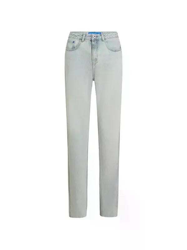 Karl Lagerfeld Logo-patch Straight-leg Jeans