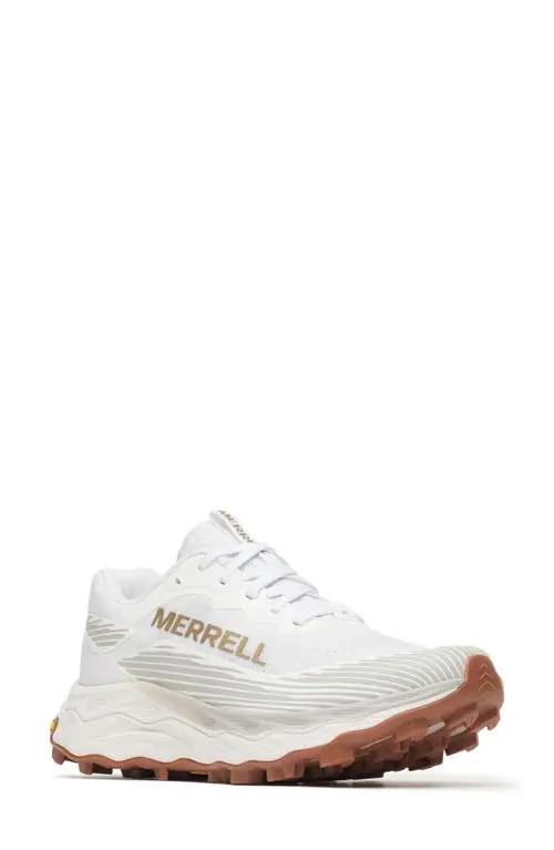 Merrell Agility Peak Running Shoe - White/gum