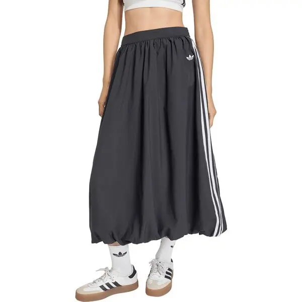 ADIDAS ORIGINALS Long Balloon Skirt - Black