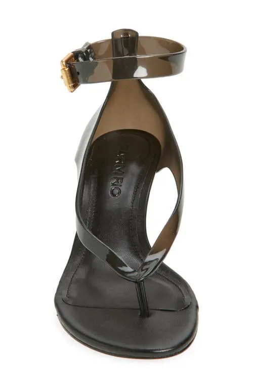 Farm Rio Jelly Kitten Heel Sandal - Black