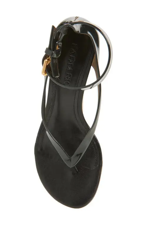 Farm Rio Jelly Kitten Heel Sandal - Black
