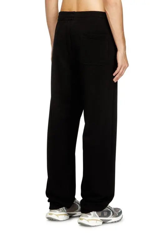 DIESEL® P-marky-div Regular Fit Cotton Sweatpants - Deep/black