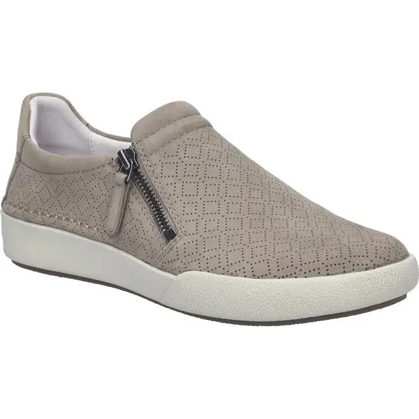 Josef Seibel Claire Side Zip Sneaker - Gray