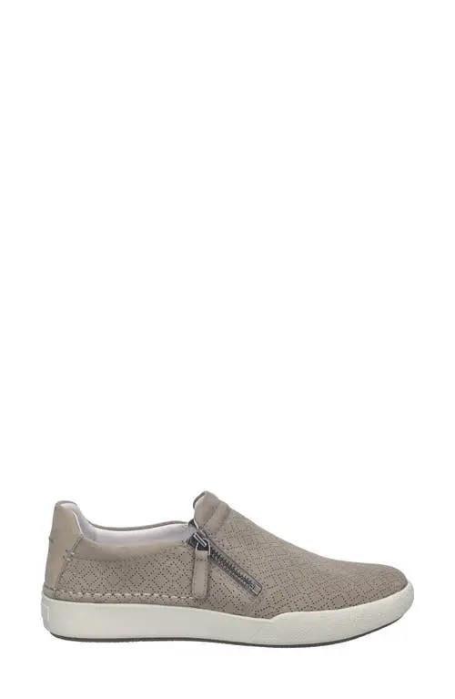 Josef Seibel Claire Side Zip Sneaker - Gray