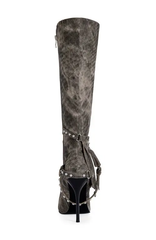 AZALEA WANG Rondel Knee High Boots