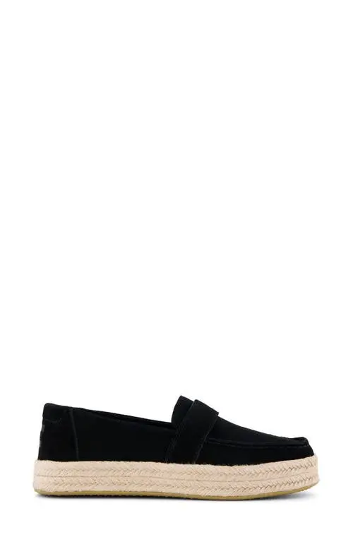 Toms Blakely Espadrille Loafer - Black