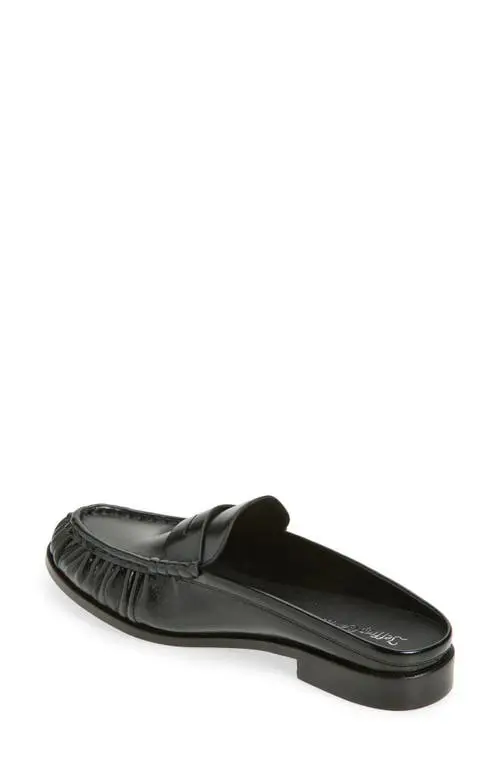 Jeffrey Campbell Goddard Penny Loafer Mule - Black