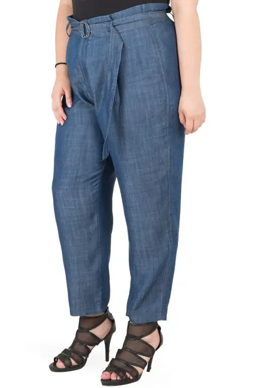STANDARDS & PRACTICES Marina Belted Paper Bag Waist Trousers