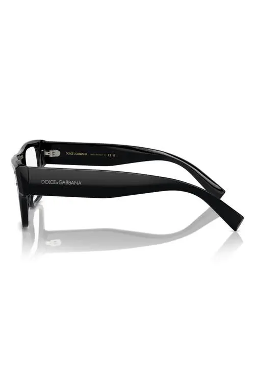 Dolce & Gabbana 54mm Square Optical Eyeglasses