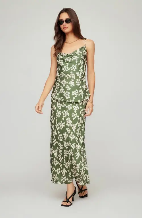 Fifteen Twenty Floral Cowl Neck Camisole