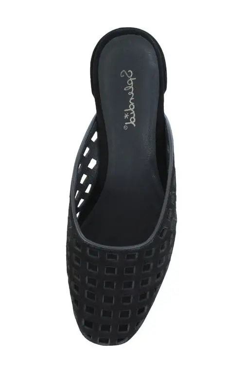 Splendid Ria Geo Cutout Mule - Black