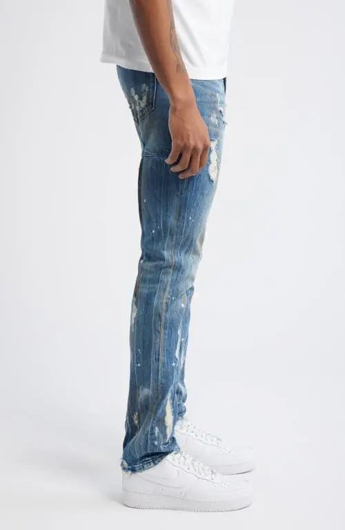 RtA Clayton Ripped Stretch Denim Skinny Jeans