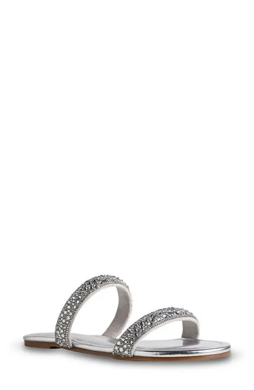 TOUCH UPS Trinity Slide Sandal - Silver