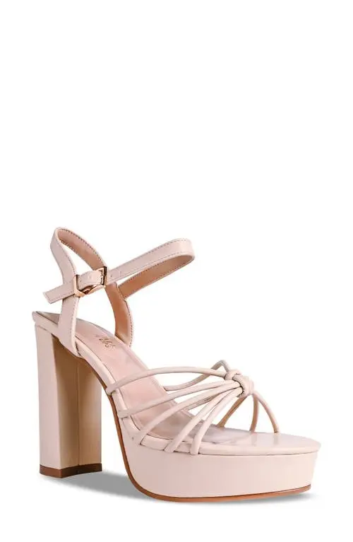 TOUCH UPS Platform Sandals - Beige