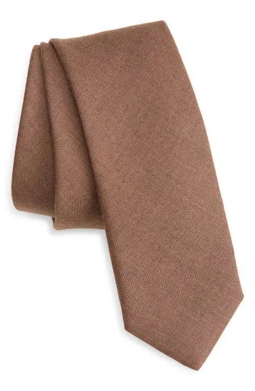 Eleventy Cashmere & Silk Neck Tie - Vicuna