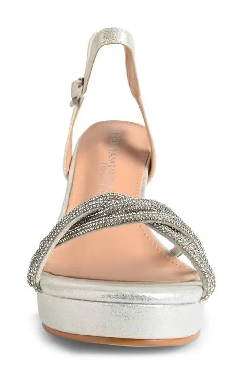 TOUCH UPS Tyler Platform Sandal - Silver