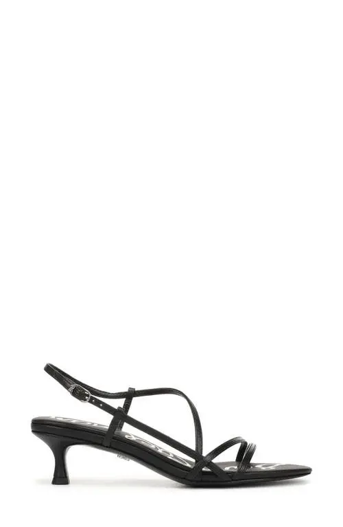 Sam Edelman Cora Kitten Heel Slingback Sandals - Black