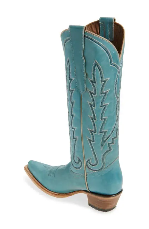 CIRCLE G Embroidered Leather Western Boot