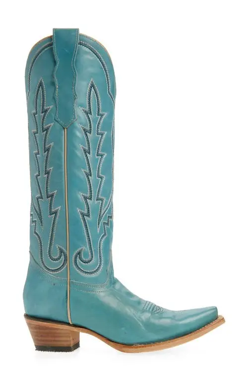 CIRCLE G Embroidered Leather Western Boot