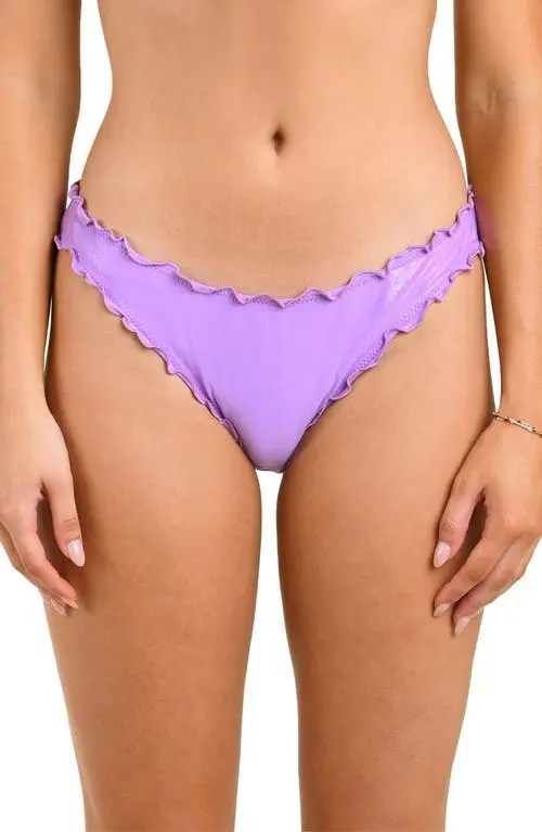 CITRUS Iridescent Merrow Bikini Bottom - Violet