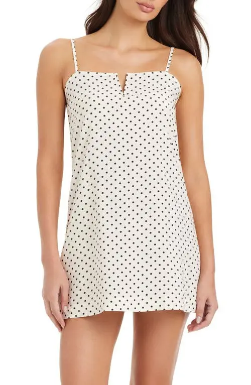 Sanctuary V-wire A-line Cover-up Minidress - White Sand