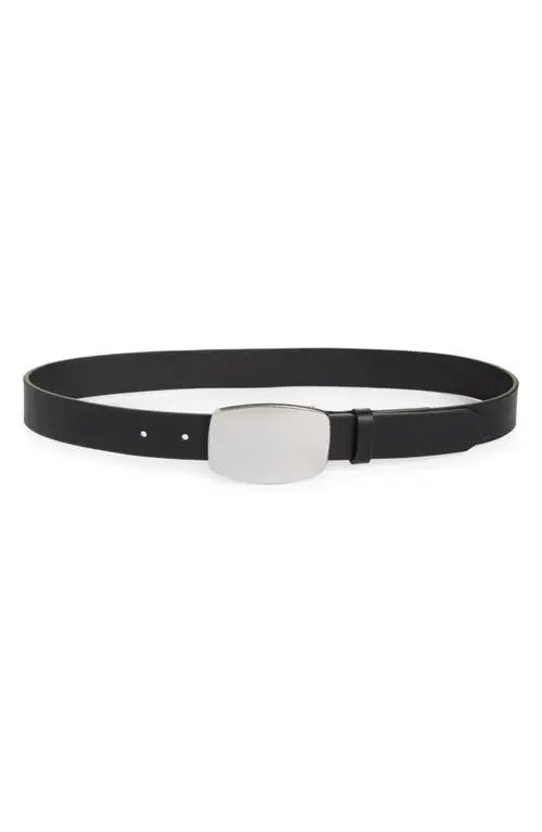 Rag & Bone Wyatt Leather Belt - Black
