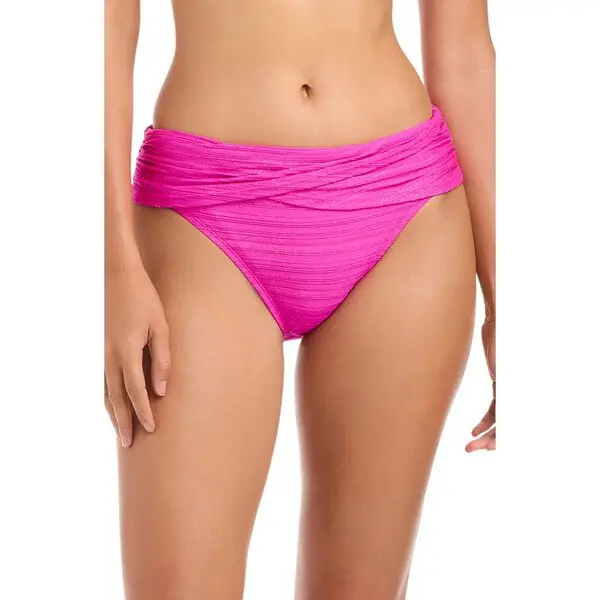 ROD BEATTIE Sarong Hipster Bikini Bottom - Dahlia