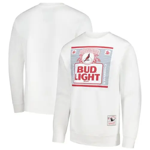 Mitchell & Ness X Bud Light Arizona Cardinals The Crest Pullover Sweatshirt