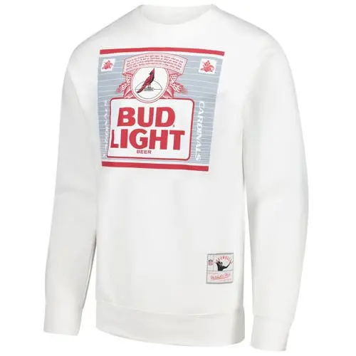 Mitchell & Ness X Bud Light Arizona Cardinals The Crest Pullover Sweatshirt