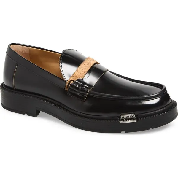 MAISON MARGIELA Décortiqué Penny Loafer - Black
